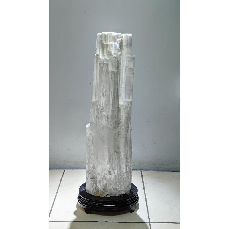 Natural Transparent Selenite Tower 15kg (47cmx14cm) | Shopee Malaysia