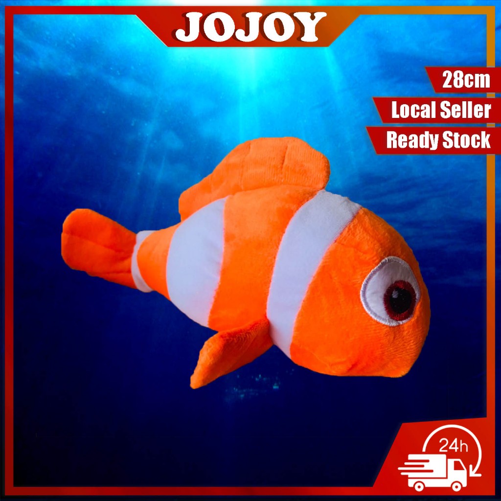 JOJOY Nemo Fish Aquaria Plush Toys Stuffed Animal Cute Clown Fish Soft ...