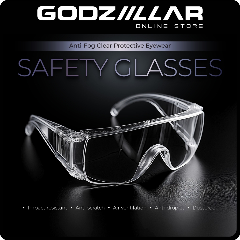Transparent Safety Working Glasses Multipurpose Clear Industrial Eye ...