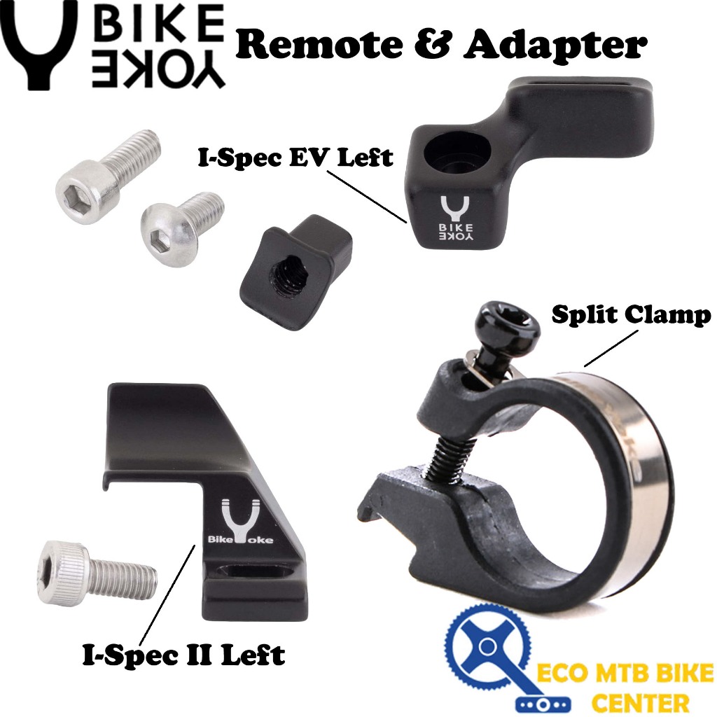 BIKE YOKE Spare Part Remote Mount I-Spec Adapter & Split Clamp For ...