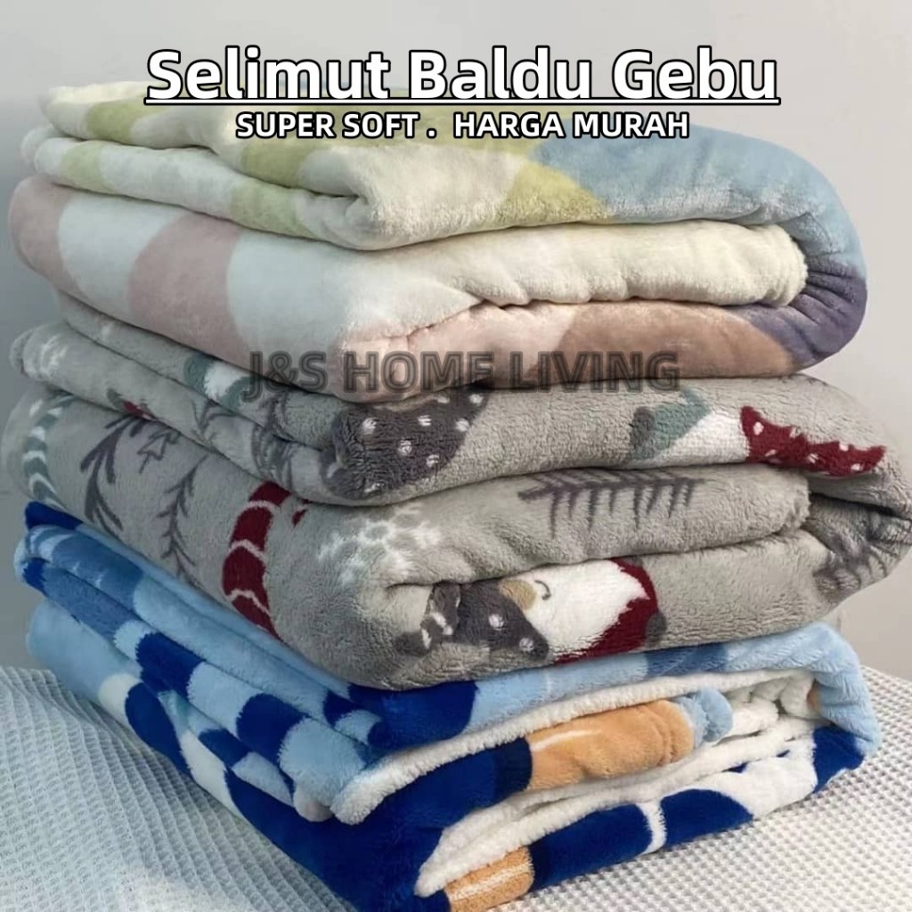 [READY STOCK] Blanket Selimut Baldu Gebu Super Soft size 150x200cm ...