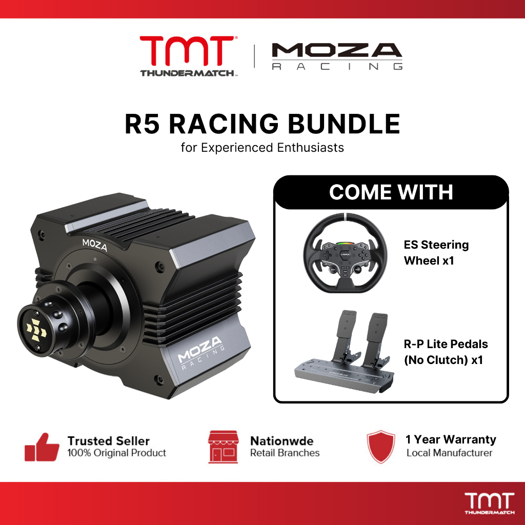 [Ready Stock] Moza R5 Racing Simulator Bundle 5.5Nm direct drive ...