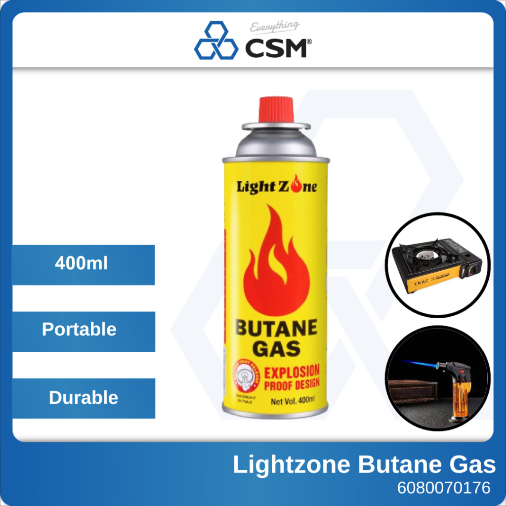 LightZone Butane Gas 400ml | Shopee Malaysia