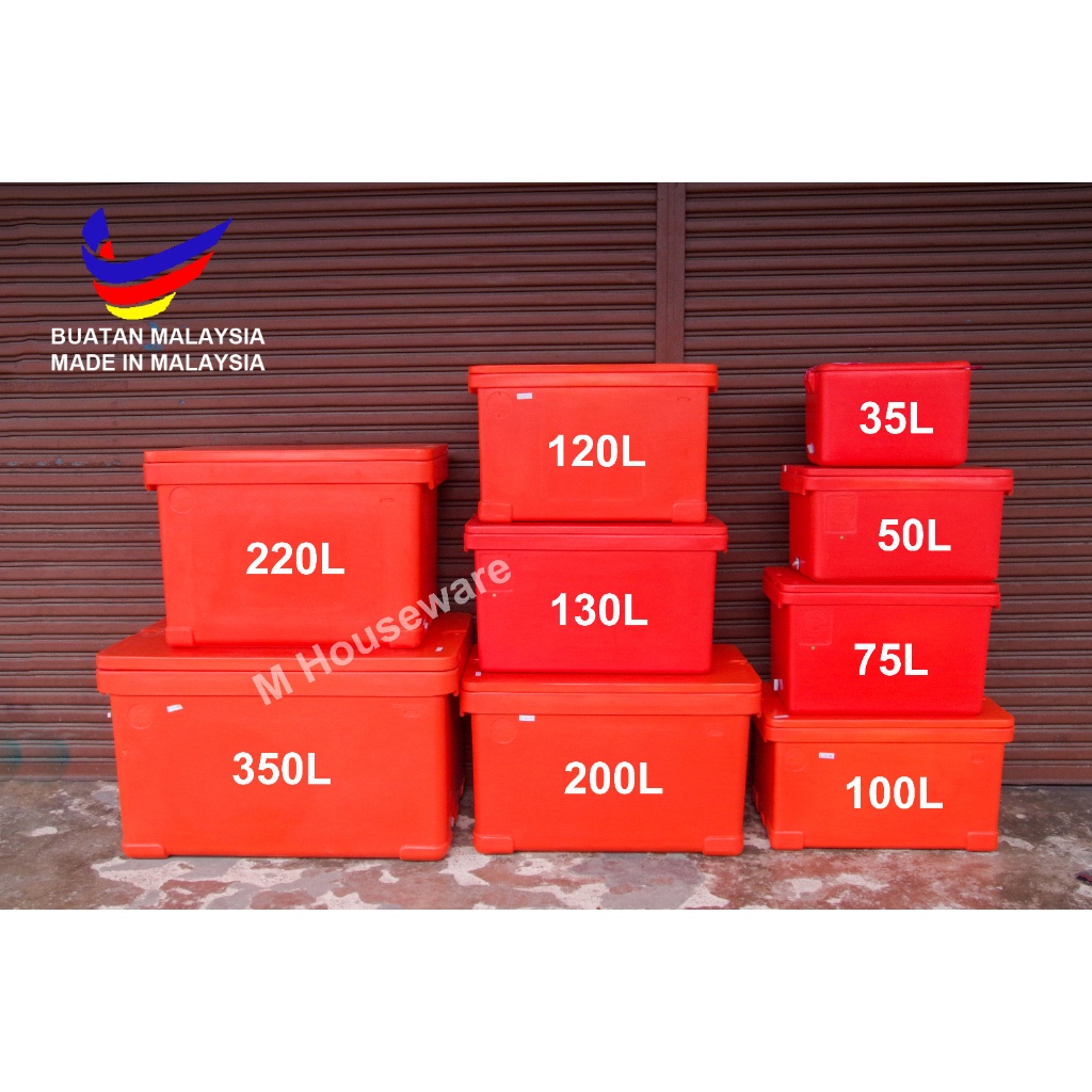 Ice Box Fiber Box Heavy Duty Ice Box Plastic Ice Tong Ice Bucket Ice ...