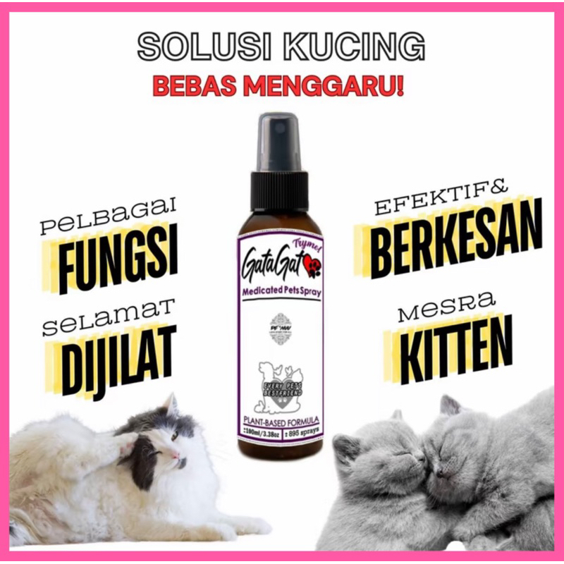 Gatagato Spray Nano Tech 100ml Kutu Hama Earmites Cuci Telinga Earwax ...
