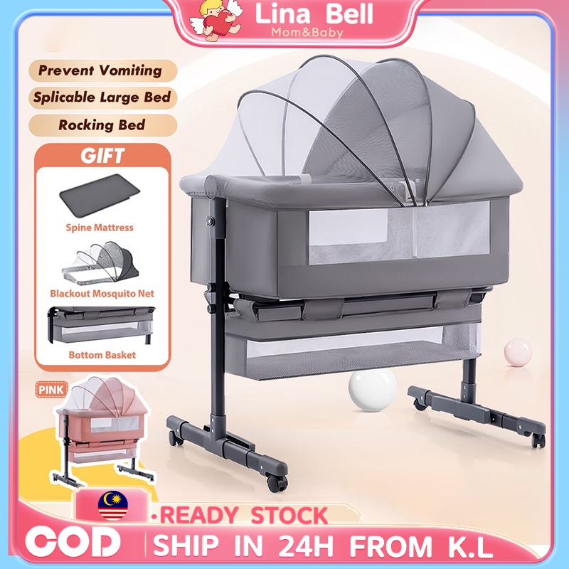 Baby Cot Swing Compact Foldable Trends For Kids Big Bed Child ...