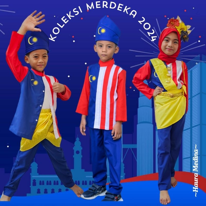 BAJU MERDEKA BUDAK 2024 Baju Merdeka Kanak Kanak Kids Fashion Boy ...