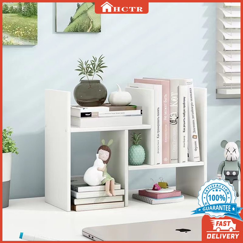 Rak storan desktop putih rak buku ringkas kayu rak storan desktop ...