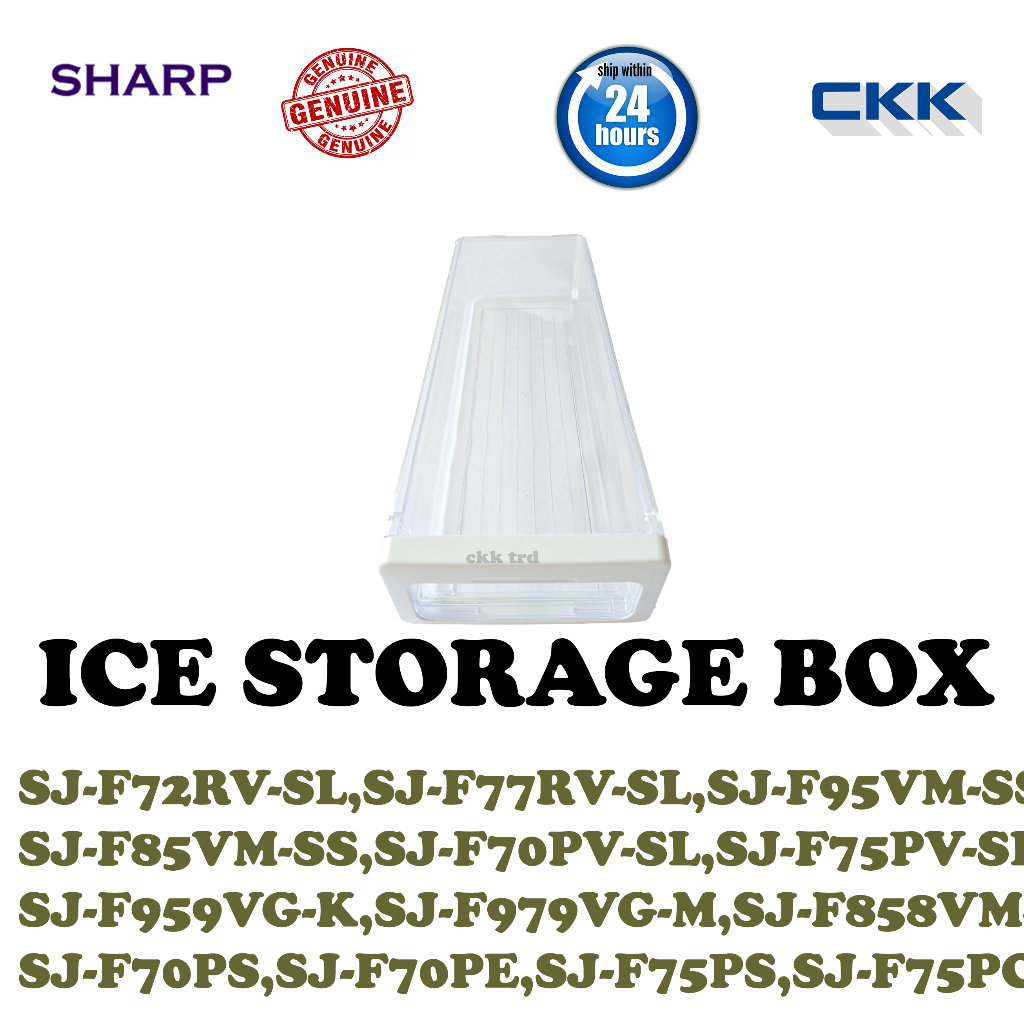 SHARP PETI SEJUK BEKAS AIS SIMPANAN/ SHARP REFRIGERATOR ICE STORAGE BOX ...