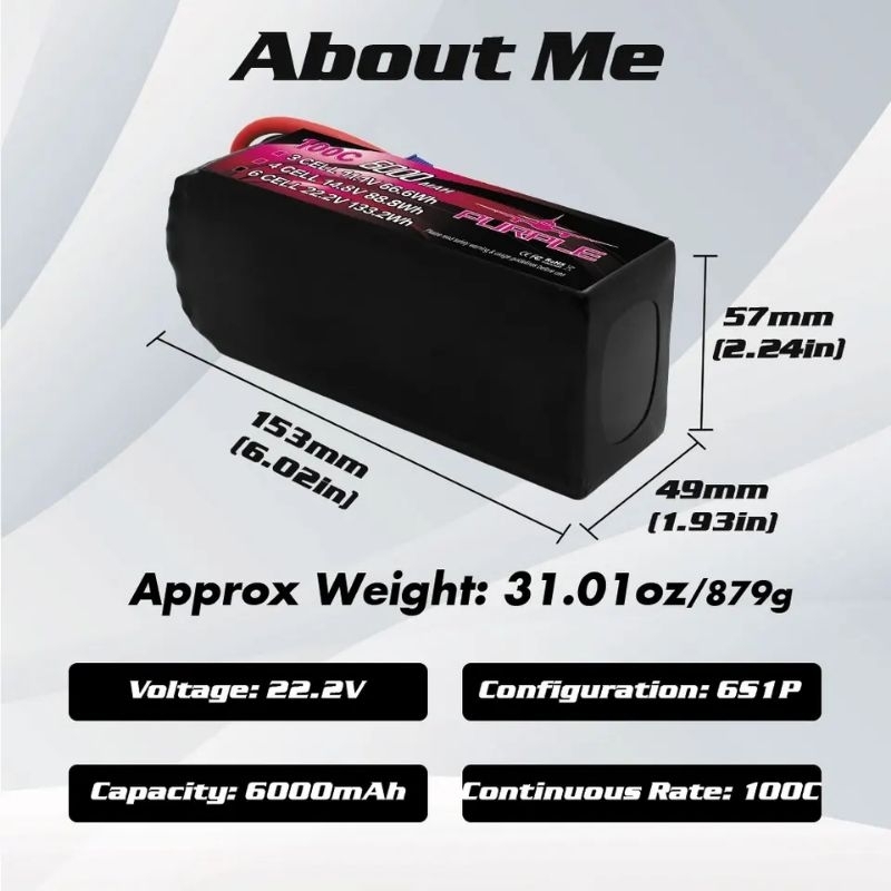 6s 6000mah 100c lipo battery | Shopee Malaysia