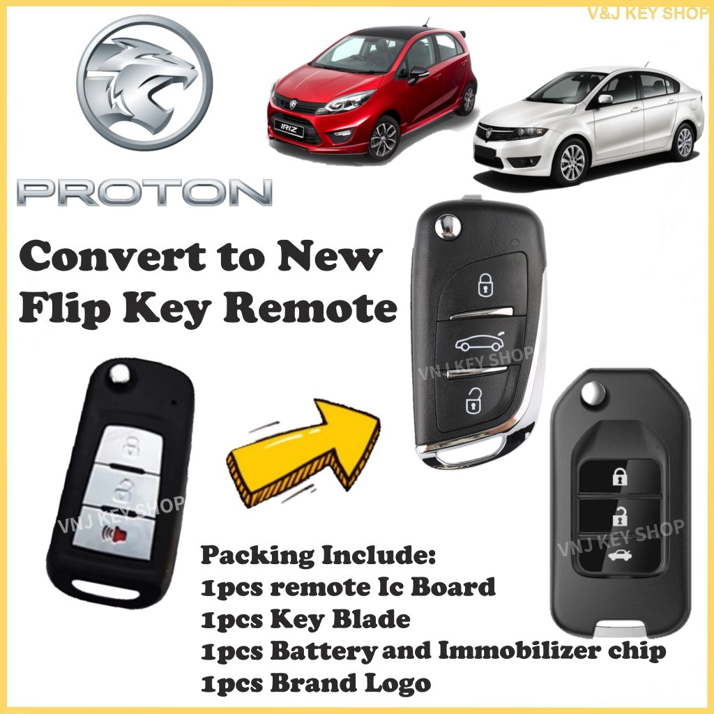🔥New Design 2024🔥New Proton PREVE IRIZ PERSONA remote control key full ...