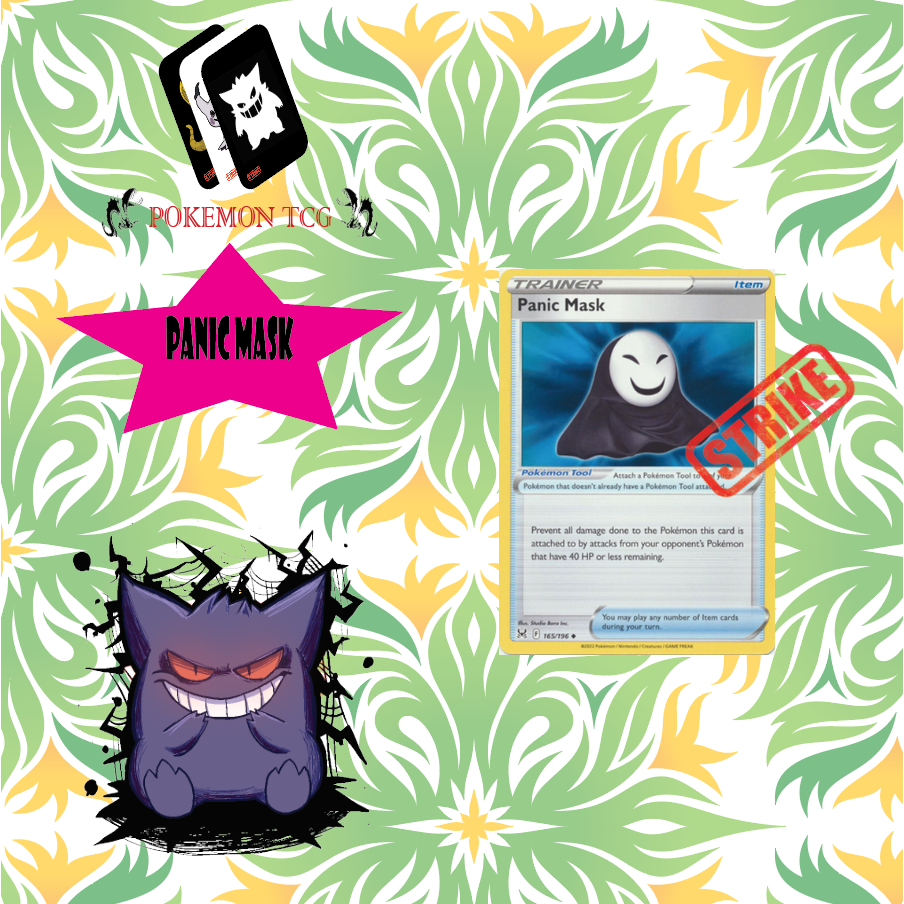 Pokemon Trainer Card - Panic Mask 165/196 Lost Origin | Shopee Malaysia