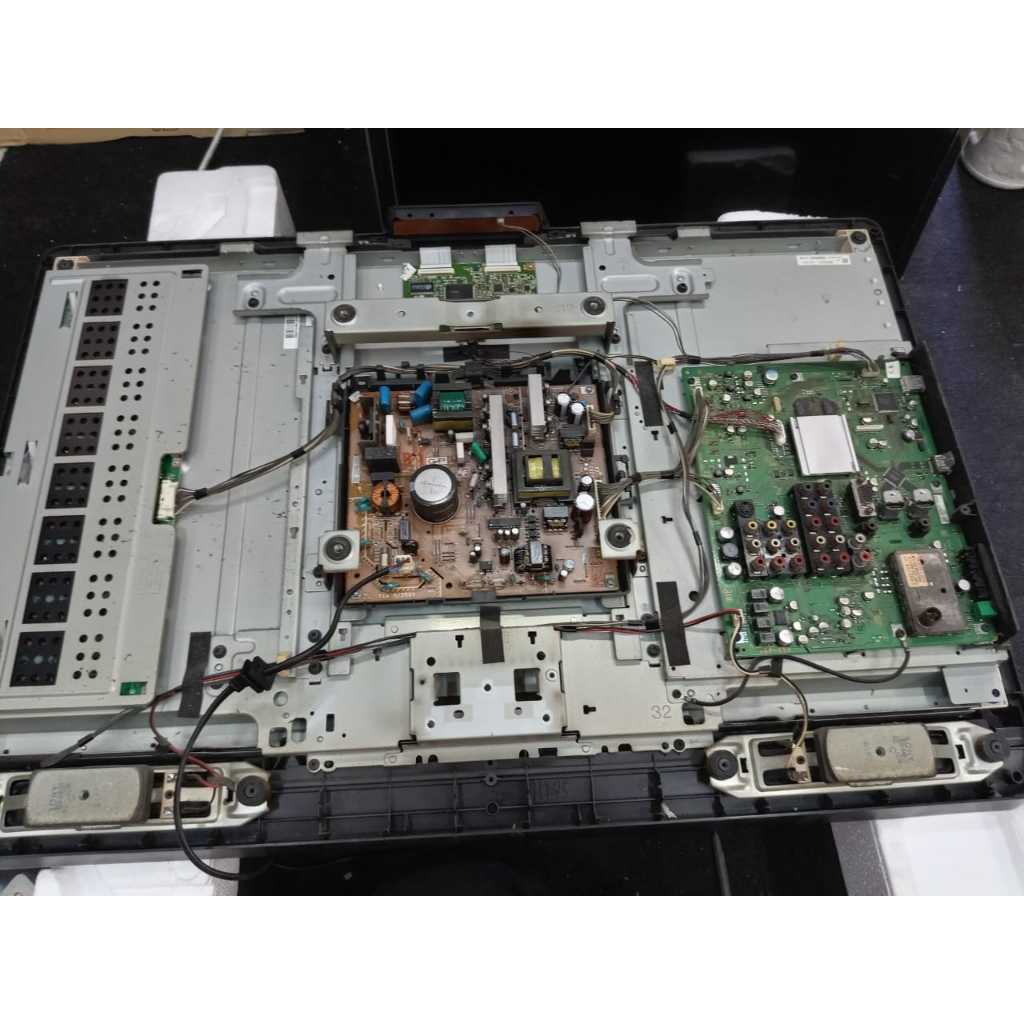 (1387) Sony KLV-32S400A Mainboard, Powerboard, Tcon, Tcon RIbbon, LVDS ...