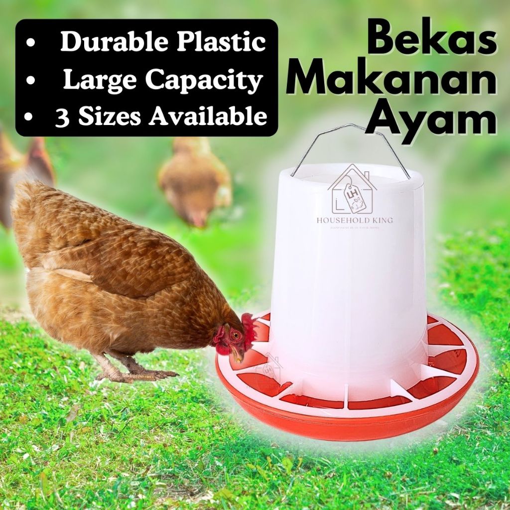 Bekas Makan Makanan Ayam Besar Chicken Feeder Tempat Makan Makanan Ayam ...