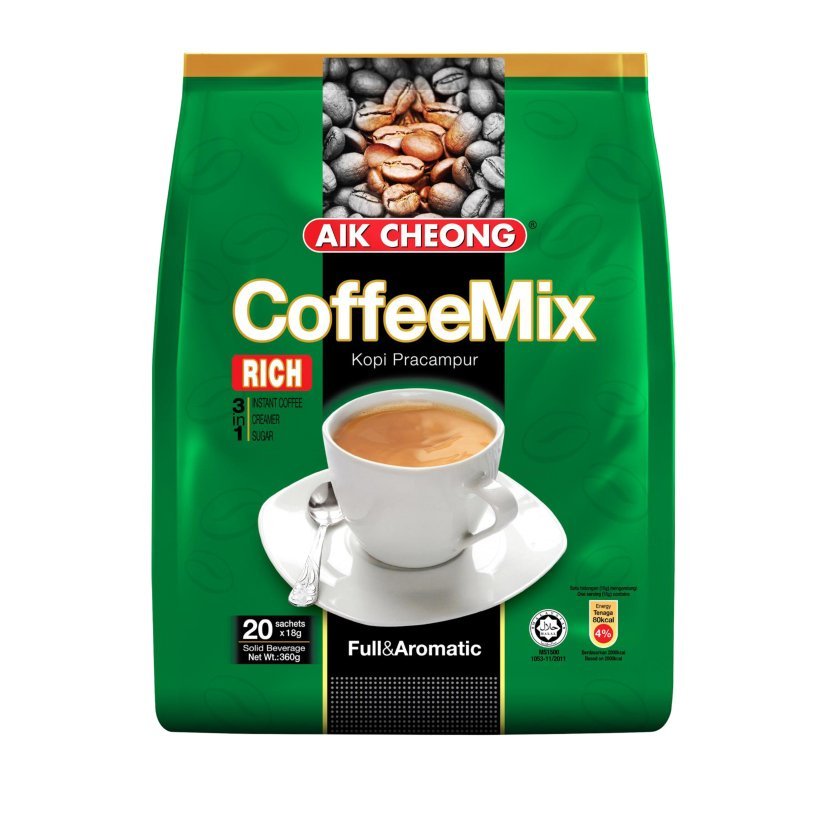 Aik Cheong 3 In 1 Coffee Mix Kopi Regular / Rich 3in1 Cofeemix Instant | Shopee Malaysia
