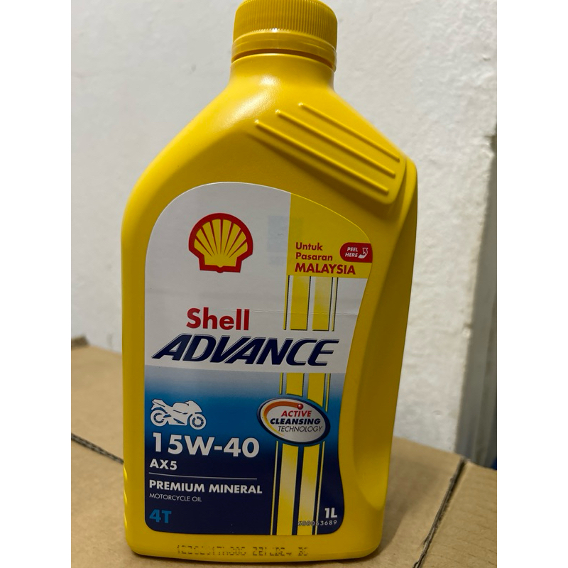 Shell Advance 4T AX5 15W50 1L | Shopee Malaysia