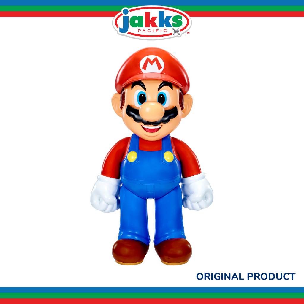 Nintendo Super Mario 20 Inch Big Posable Figurines- Mario by Jakks ...
