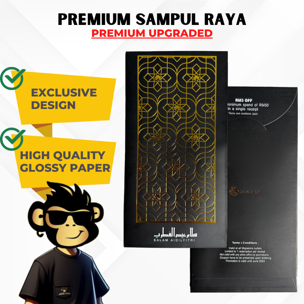 MOJOSKINS 1 PC Sampul Duit Raya Mojoskins 2024 Sampul Raya Murah Sampul ...
