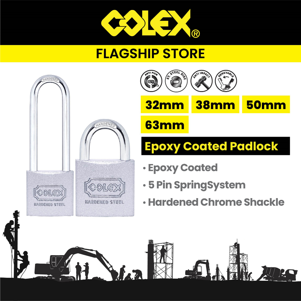 COLEX 32mm 38mm 50mm 63mm Titanium Coated and Epoxy Coated Standard ...