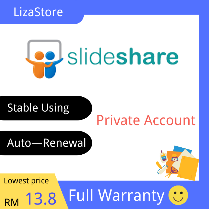 SlideShare Premium Private Account Stable Using 1Month | Shopee Malaysia