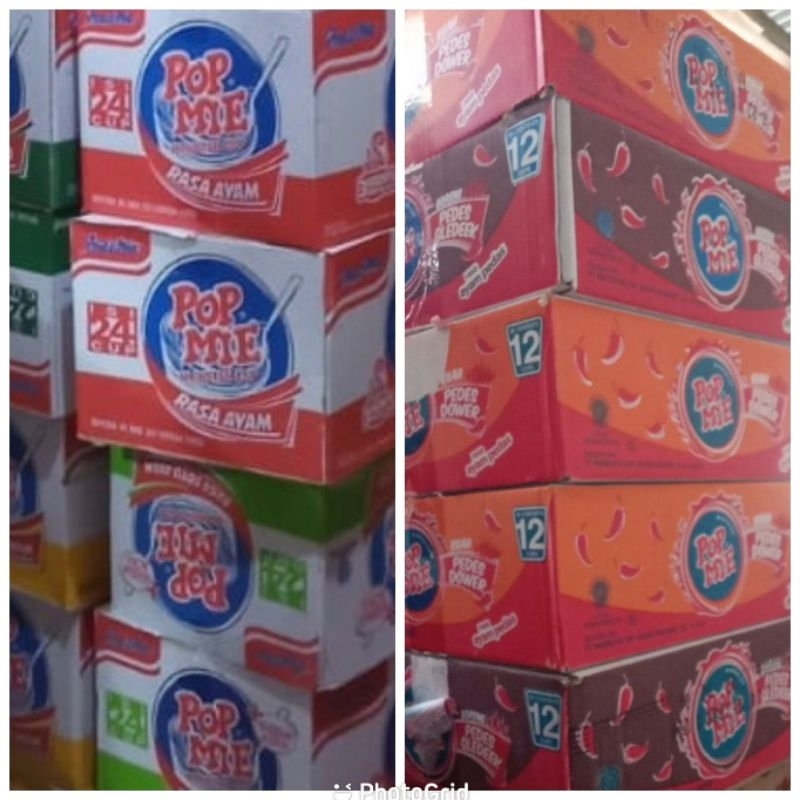 Pop Mie Mi Instan Goreng Kuah Berbagai Varian Rasa Harga Dus. | Shopee ...