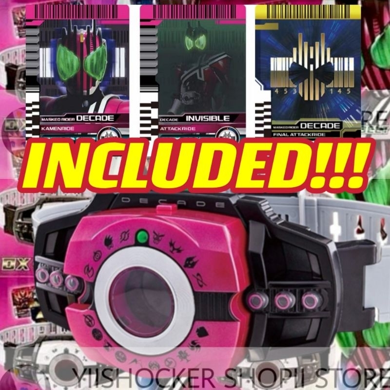 FREE 104 CARDS Masked Kamen Rider Neo Decade DCD Driver 20th DX ...