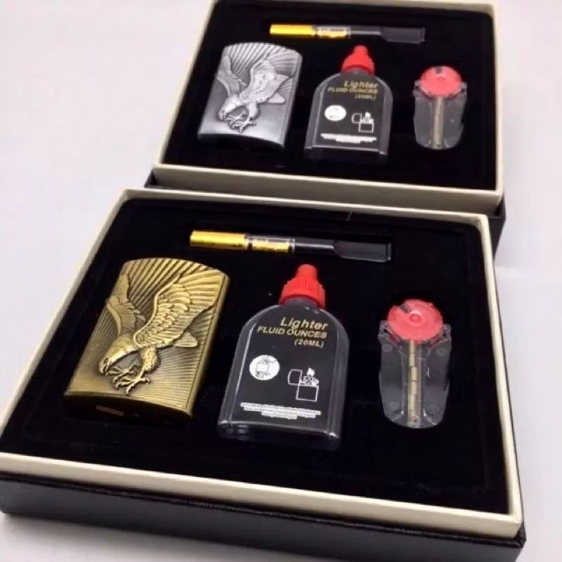 🔥Classic Oil Lighter (Gift Set-Box) | Shopee Malaysia