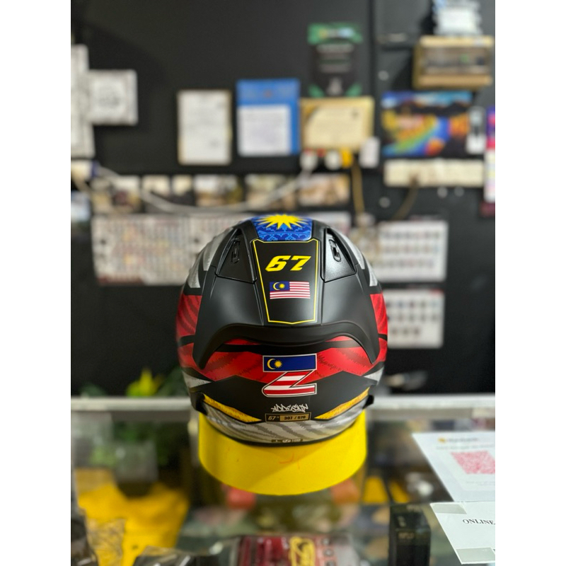 Helmet Zeus Merdeka 67 Limited Edition | Shopee Malaysia