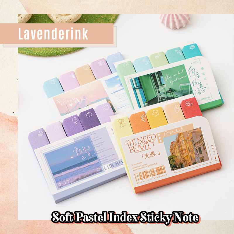 150Pcs/set Aesthetic Morandi Color Label Sticky Note Index Sticker ...