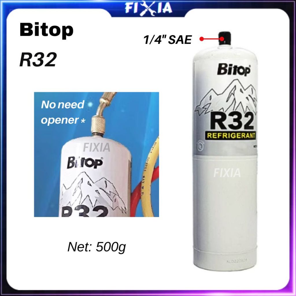 Bitop R32 R-32 Gas Refrigerant Refrigerator Fridge Air Conditioner ...