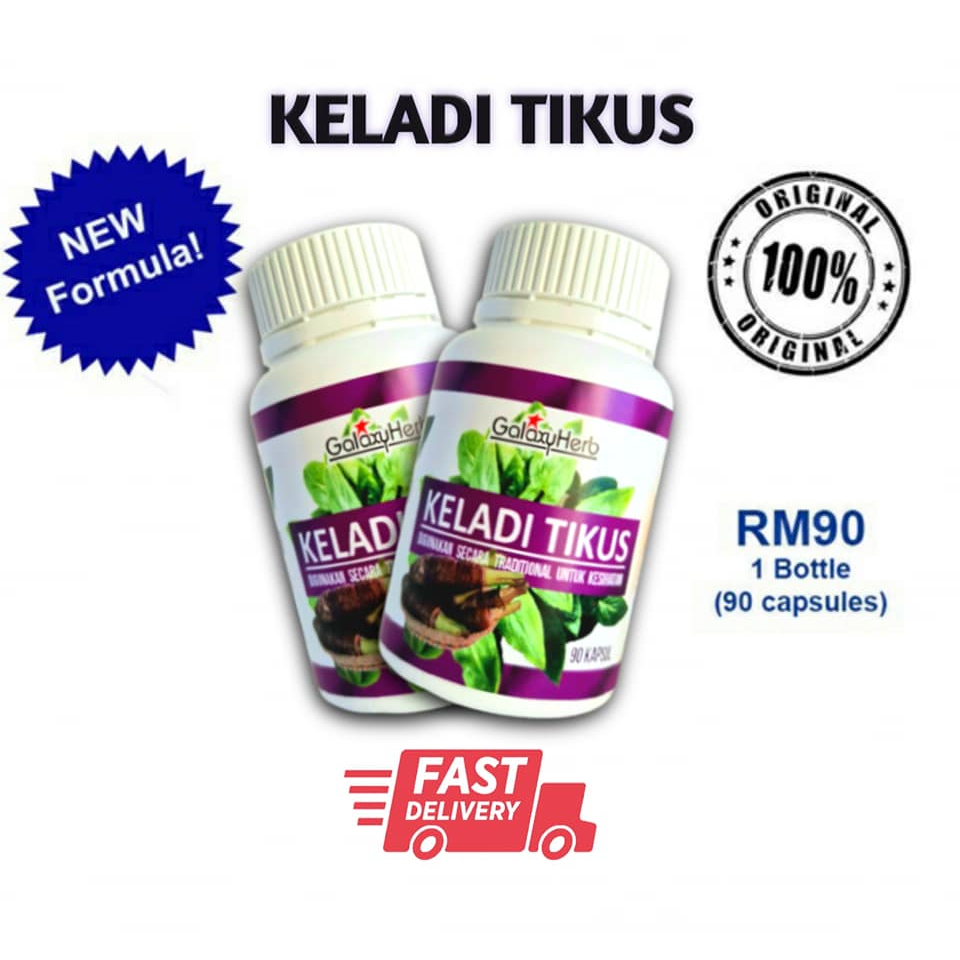 Herbal 🍑Keladi Tikus🍑 Penawar Kanser 90 Kapsul Original Malaysia ...