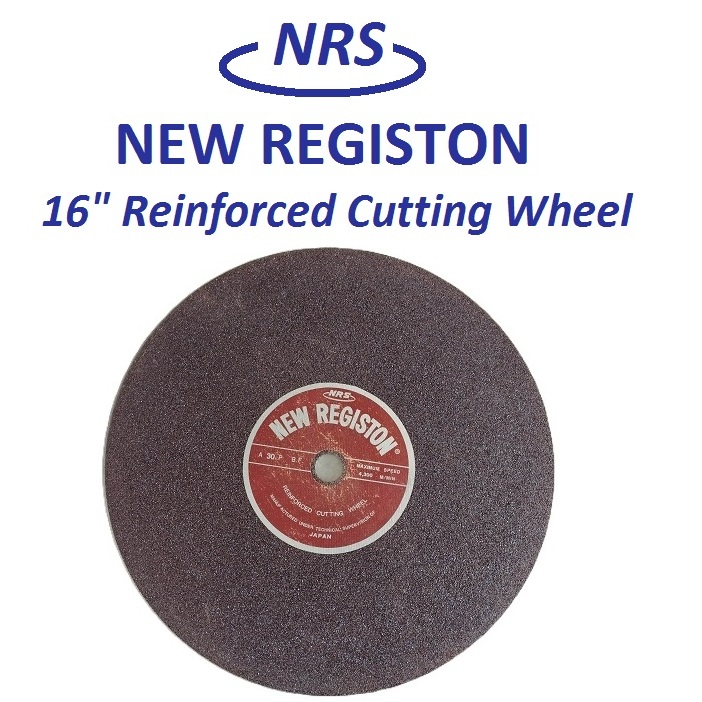 NRS NEW REGISTON 16 inch Reinforced Cutting Wheel16" Metal Cutting Disc ...