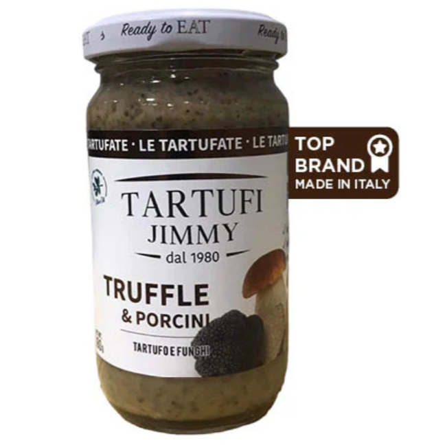 Tartufi Jimmy Ready to Eat Pasta Sauce Truffle & Mushroom ( Porcini ...