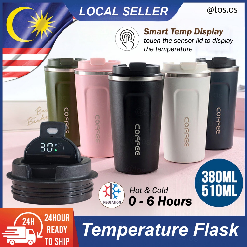 304 Stainless Steel Insulated Vacuum Flask with LED Temperature Display ...
