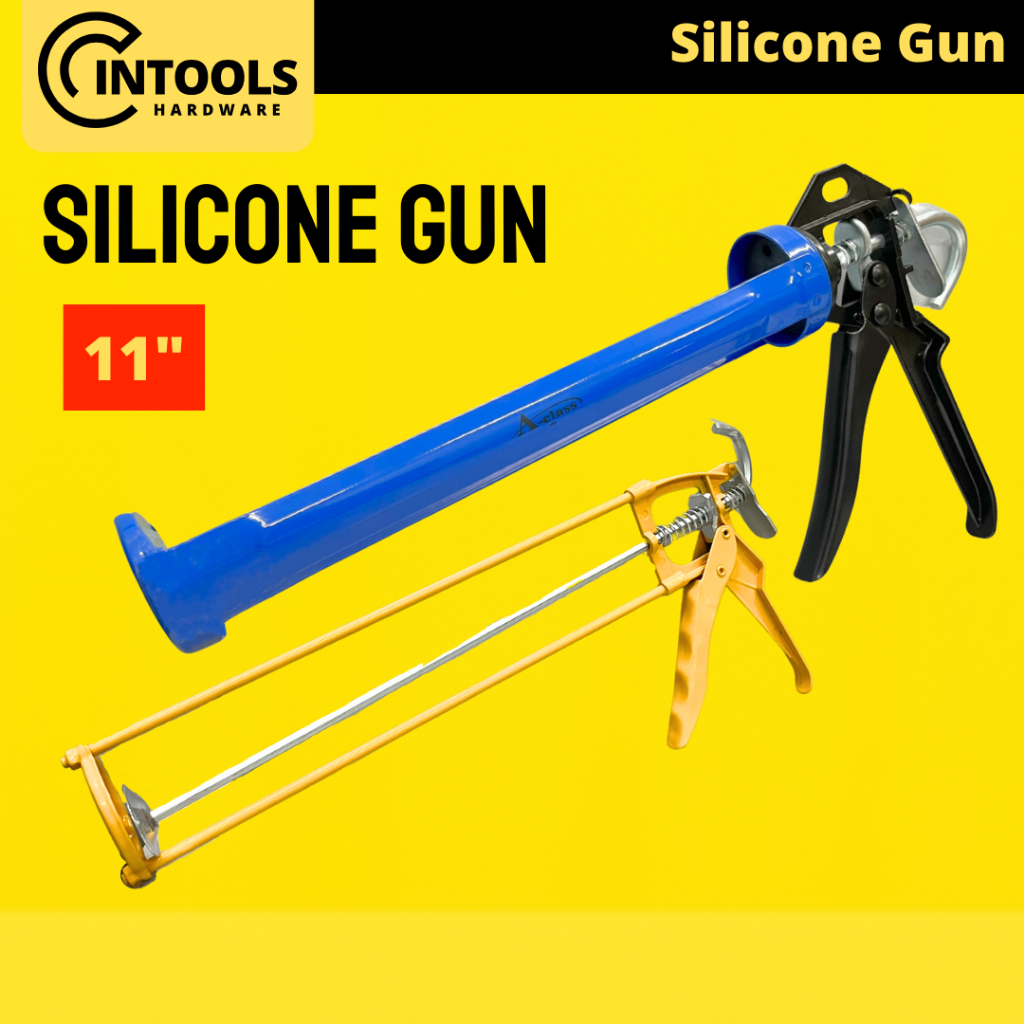 A-CLASS 11 Inch Heavy / Light Duty Silicone Gun Adhesive Glue Caulking ...