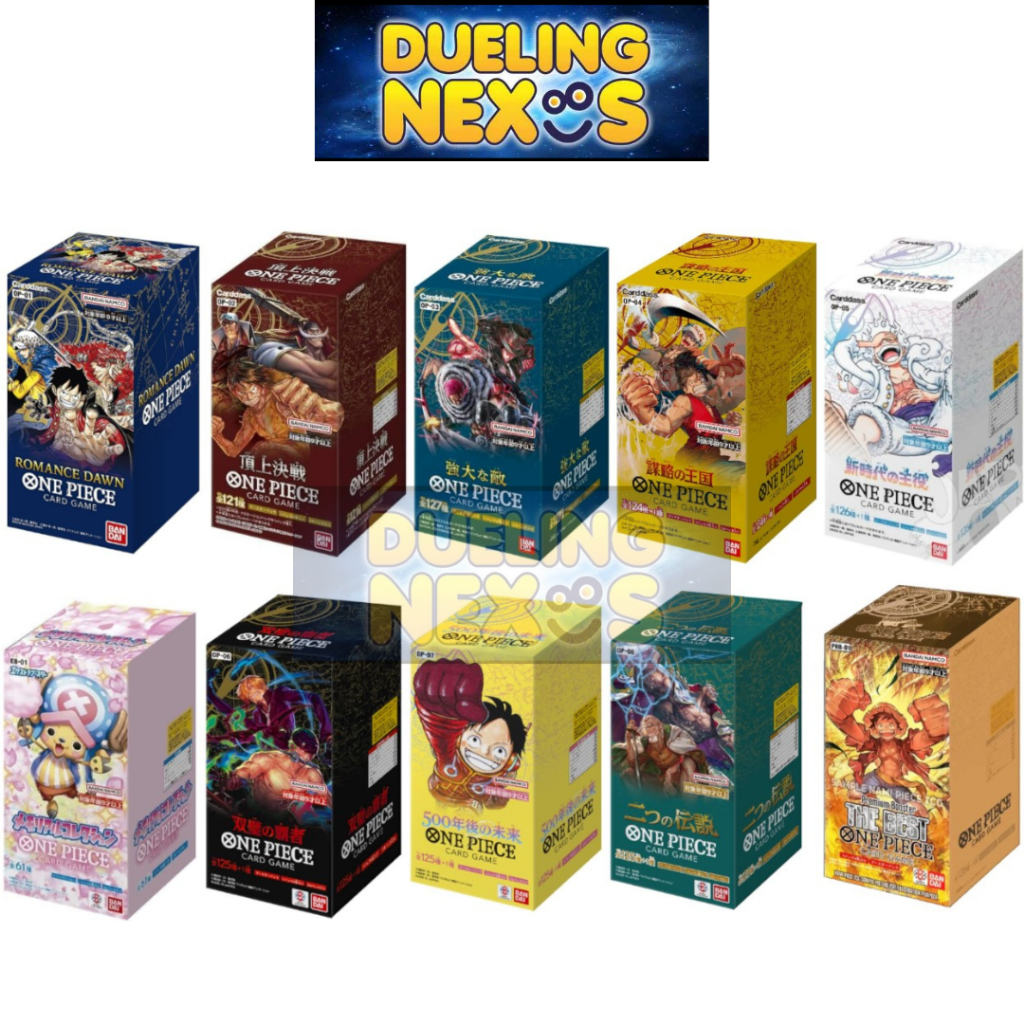 One Piece Card Game TCG Booster Box - OP01 / OP02 / OP03 / OP04 / OP05 ...