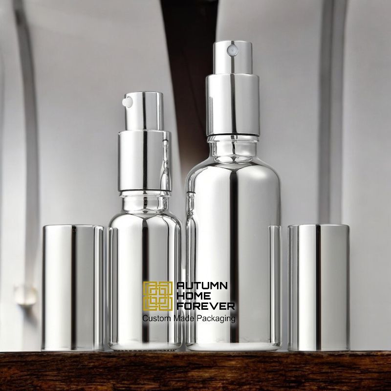 Gold Spray/Pump Bottle, Silver Spray Bottle 5ml 10ml 15ml 20ml 30ml ...