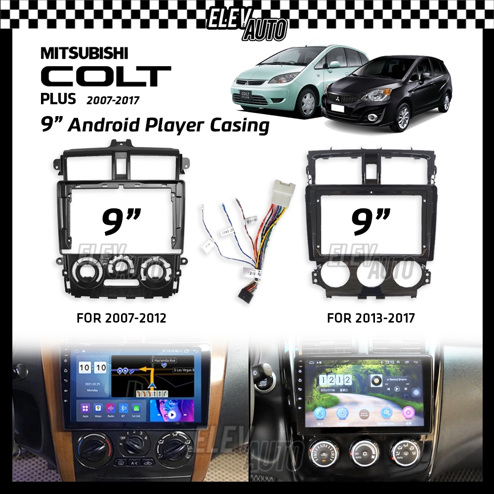 Mitsubishi Colt Plus 2007-2017 9" Android Player Casing Installation ...