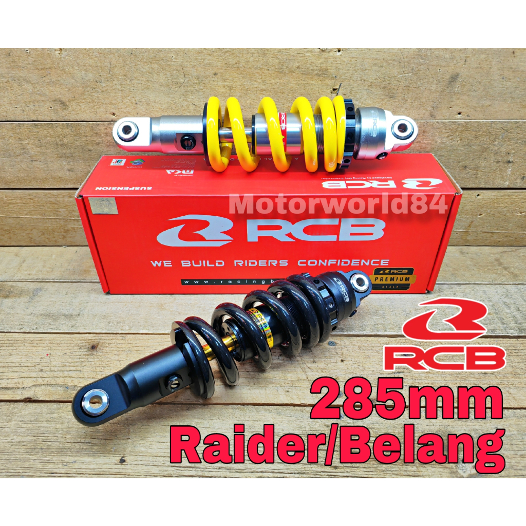 RCB ABSORBER 285mm SUZUKI RAIDER BELANG SHOCK ABSOBER RACING BOY S2 ...