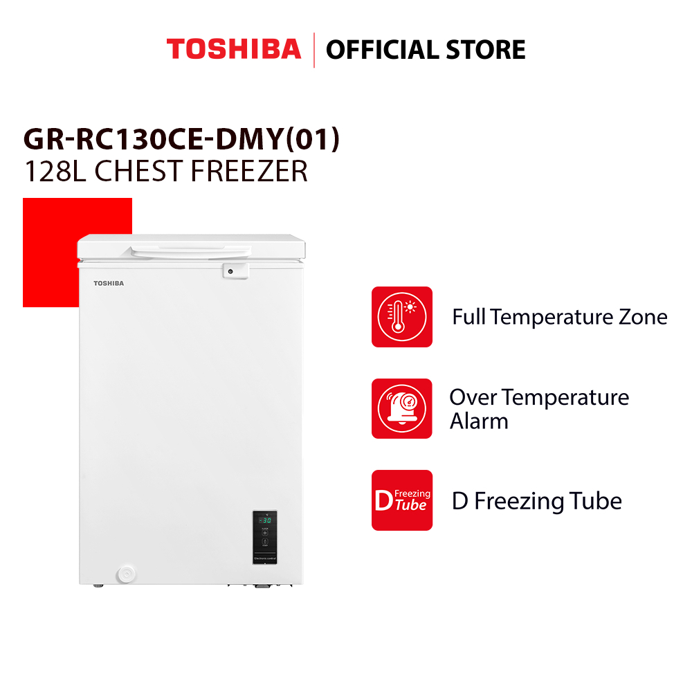 Toshiba Chest Freezer (128L) GR-RC130CE-DMY(01) | Shopee Malaysia
