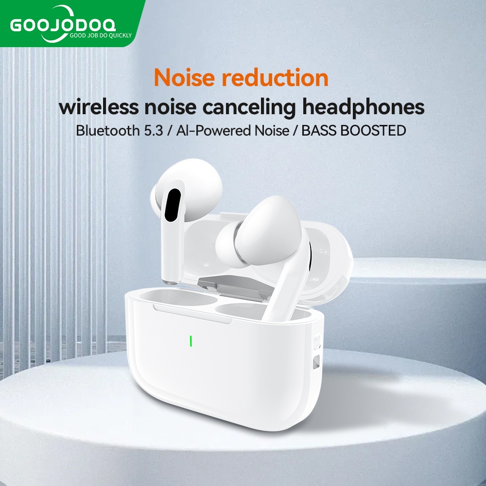 GOOJODOQ Noise Reduction Bluetooth 5.3 Headphones With Built-In ...