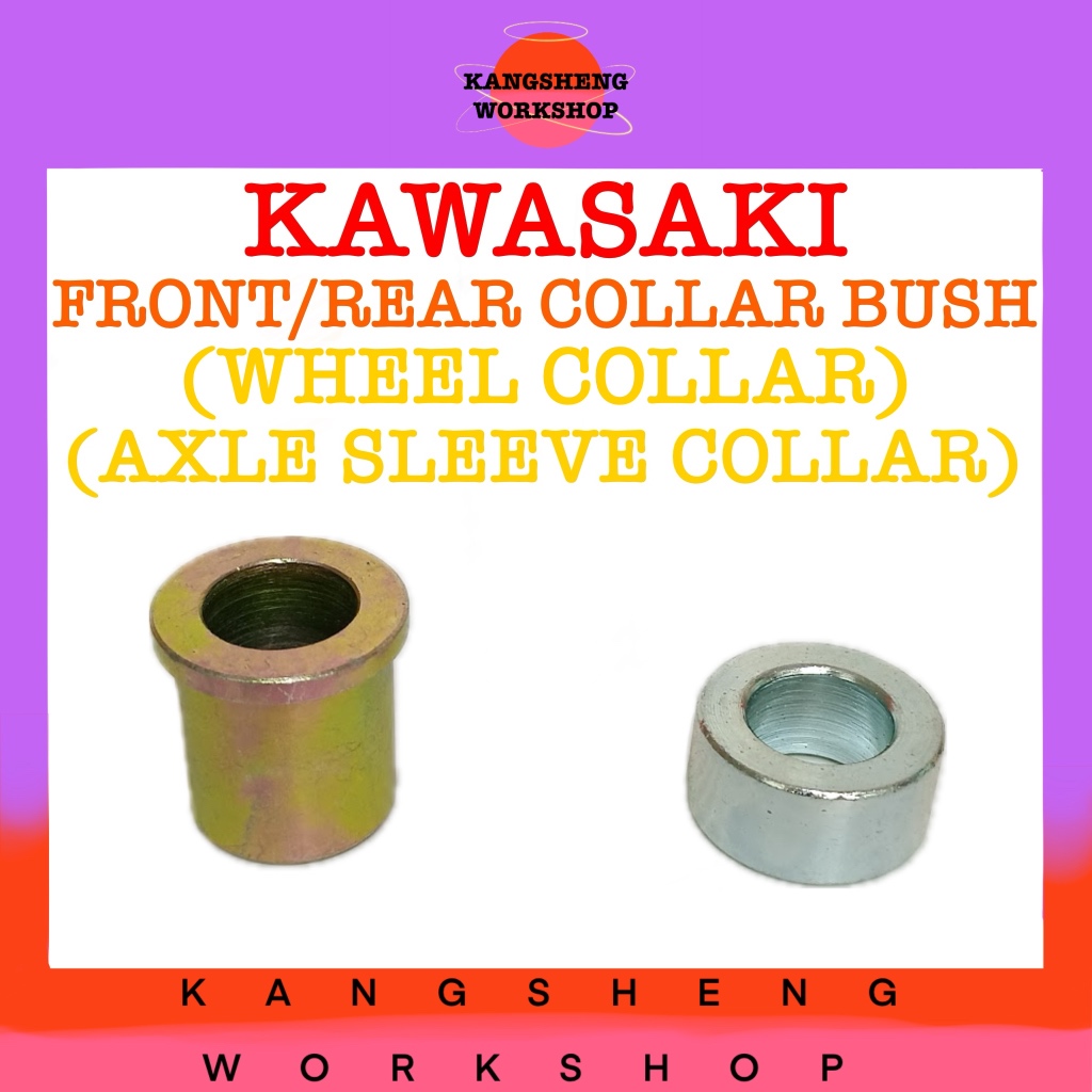 KAWASAKI FRONT/REAR COLLAR BUSH (WHEEL COLLAR)/(AXLE SLEEVE COLLAR ...