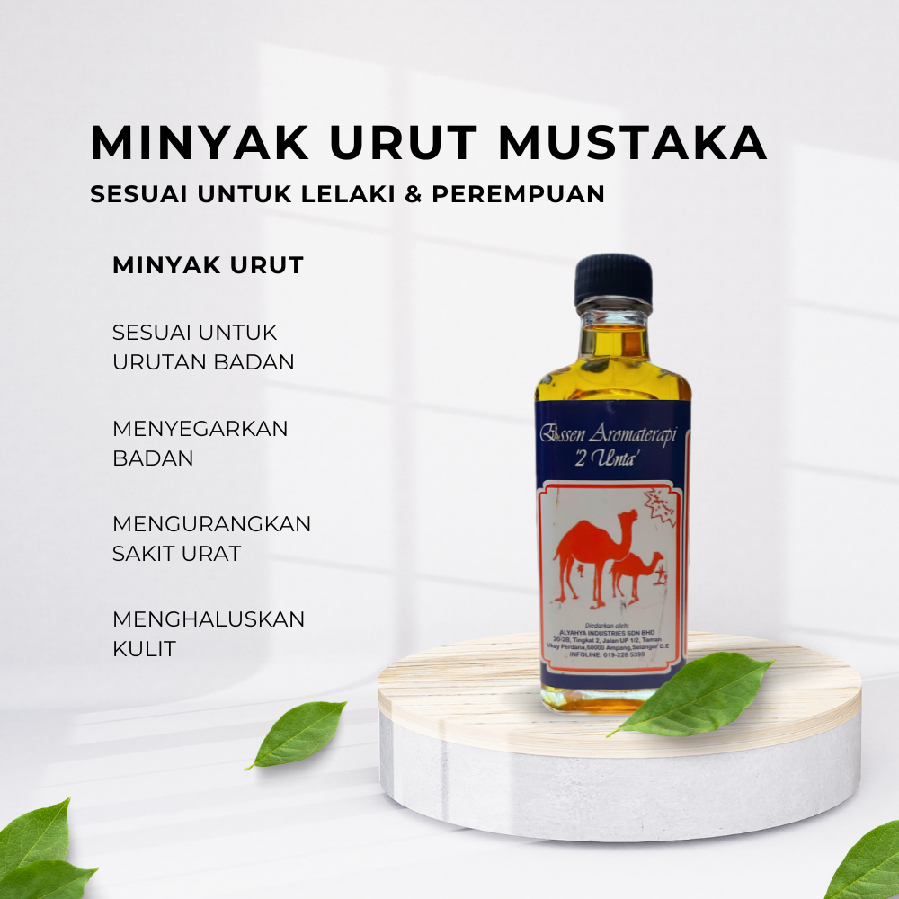 Minyak Urut Mustaka 2 Unta Ready Stock | Shopee Malaysia