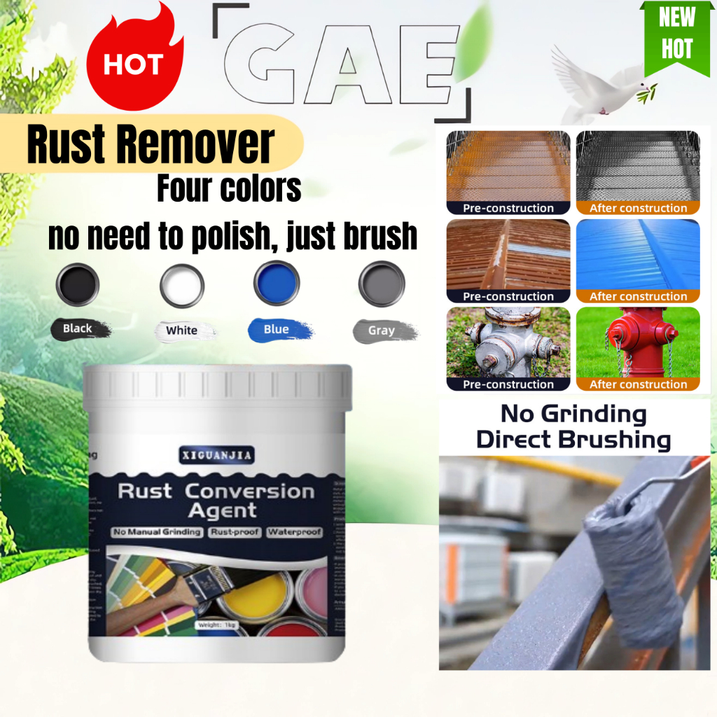 NEW 500ml Anti Rust Paint Metal Anti Rust Paint Anti Rust Paint Rust ...