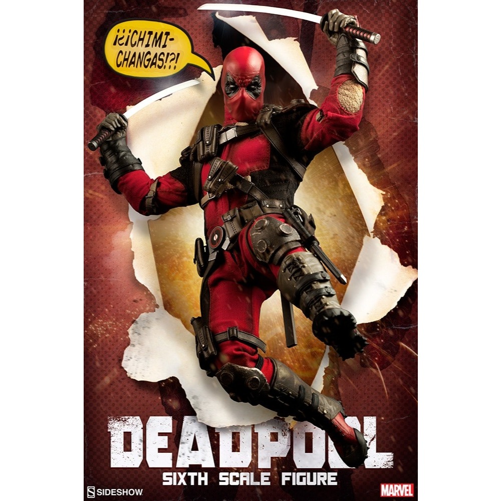 Sideshow Deadpool 1/6 Scale Action Figure (In-Stock) New Marvel ...