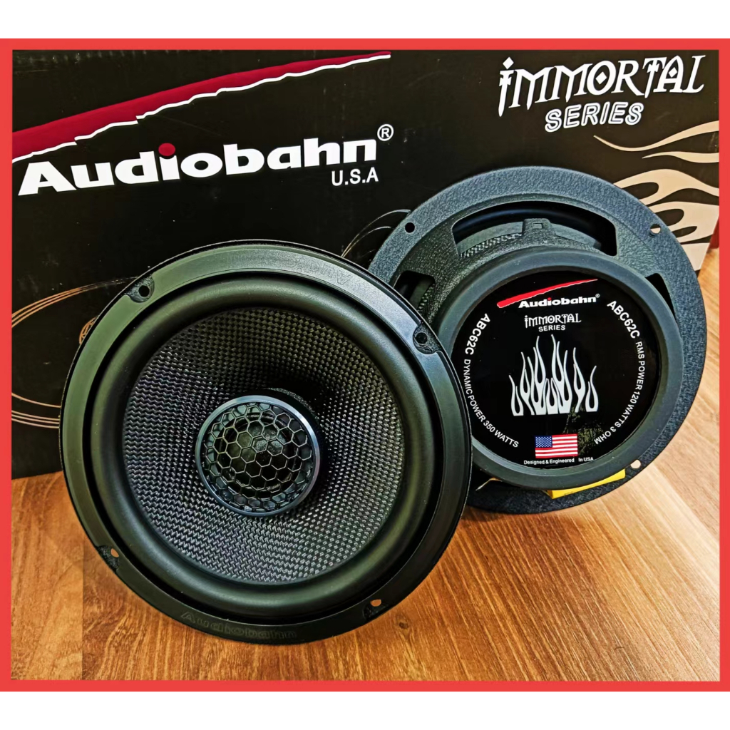 Audiobahn ABC62C 2 Way Speaker 6.5 Inch | Speaker Kereta | Audio Car Speaker | Coaxial Speaker ...