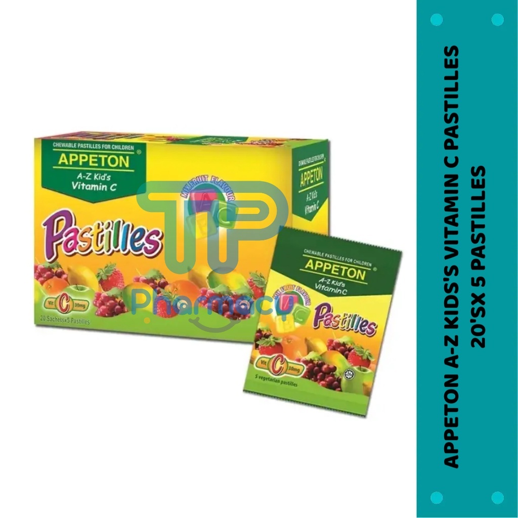 APPETON A-Z KID'S Vitamin C Pastilles Chewable Vitamin C for Children ...