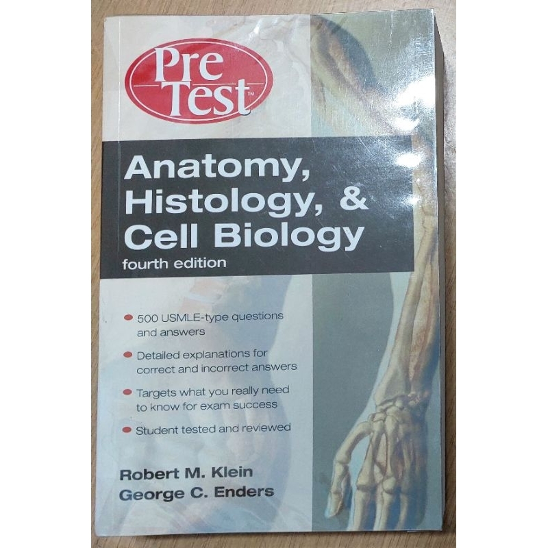 Preloved Review Book - Pre Test Anatomy, Histology & Cell Biology ...