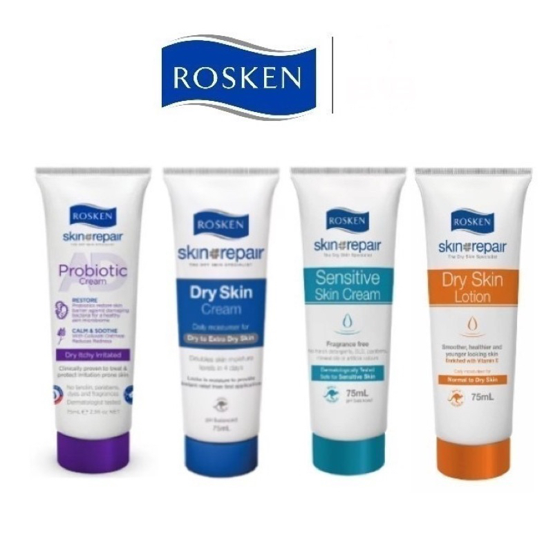 Rosken Probiotic/ Dry Skin/ Sensitive skin/ Vitamin E cream & Lotion ...