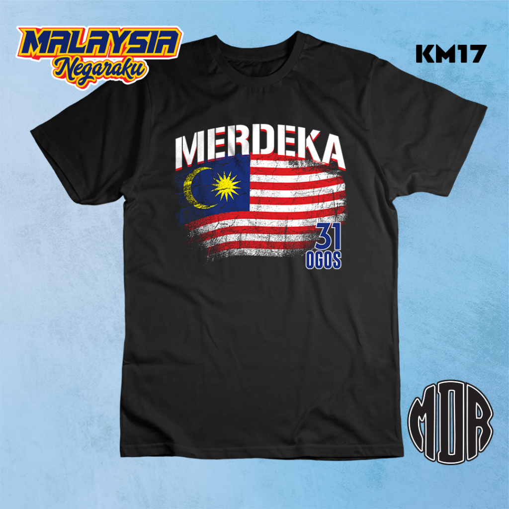 T-Shirt Microfiber Malaysia Merdeka 2024 | T-shirt Merdeka 2024 ...